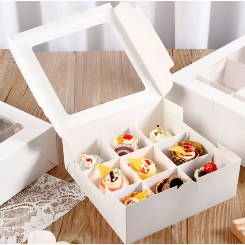 TOHO Luxury muffin box /Mooncake box/ Cupcake box/ Muffin box/ Dessert ...