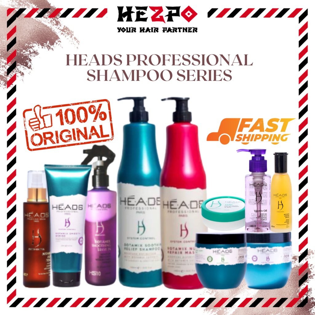 [HEADS] PROFESSIONAL PARIS SHAMPOO HAIRLOSS/DANDRUFF MASQUE FOR OILY ...