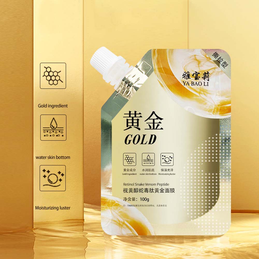 YABAOLI Retinol Snake Venom Peptide 24K Gold Mask 100g Retinol Mask ...