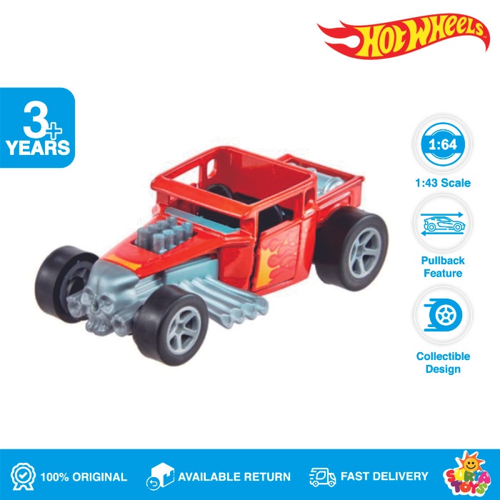 Hot Wheels Bone Shaker Red | Shopee Malaysia
