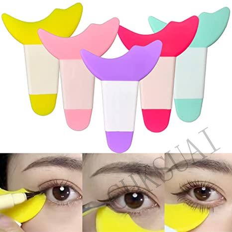 3 in 1 Eyelash, Eyeshadow, Eyeliner Auxiliary Guard Tool Pads ...