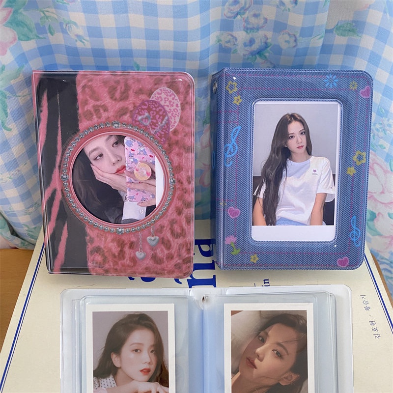 Retro Leopard Photo Album 3Inch 40 Slots PVC Album Kpop Idol Photocard ...