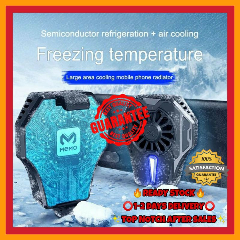 🔥READY STOCK🔥 MEMO MOBILE PHONE RADIATOR PORTABLE GAMING COOLER PHONE ...