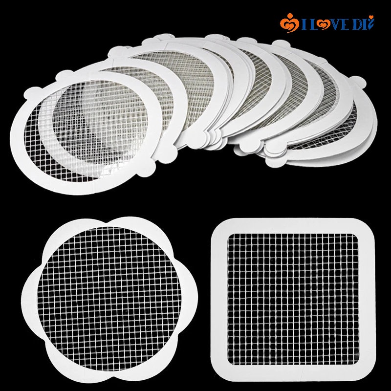 1 PC Self-adhesive Floor Drain Stickers/ Disposable Bathroom Floor Hair ...