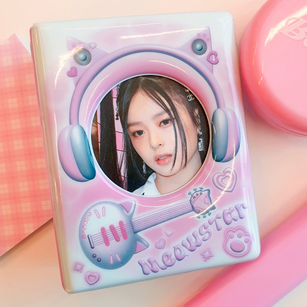 40 Slots Cute Cat 3inch Photo Album Photocard Collect Book Kpop Idol ...