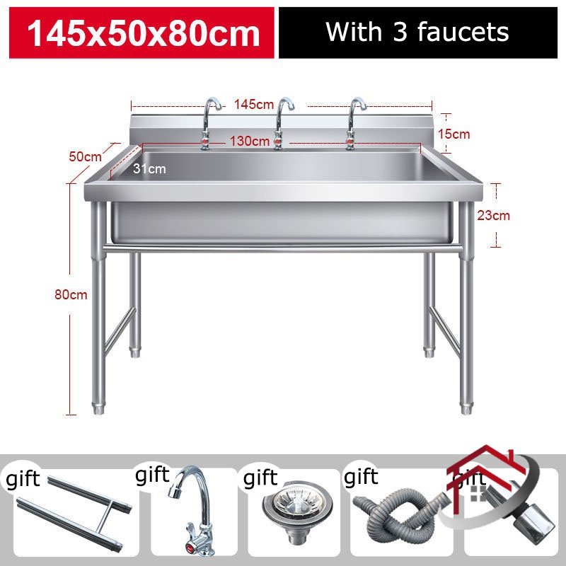 Stainless Steel Sink Kitchen Sink Outdoor Sink Pool Washing Sink ...