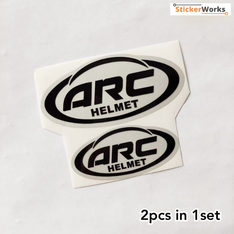 ARC Motorsikal Motorcycle Helmet Sticker Light Reflective | Shopee Malaysia