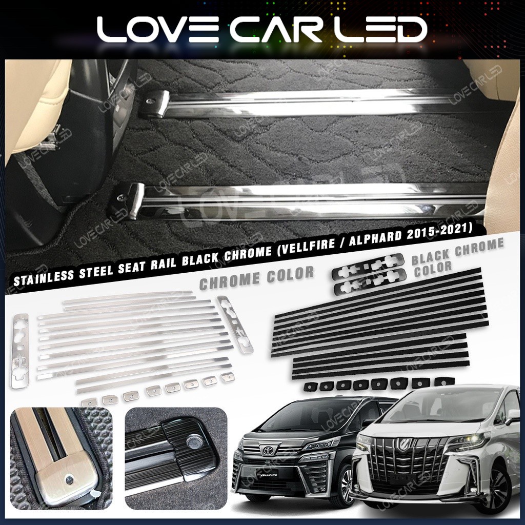 Toyota Vellfire Alphard 3rd Gen ANH30 2015-2021 Rear Seat Track Rail ...
