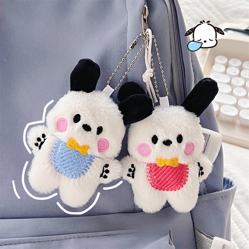 Plush Puppy Keychain Cute Handbags Pendant Mini Dog Key Ring Decor ...