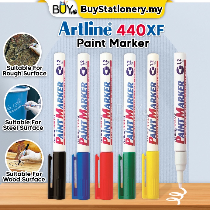 Artline Paint Marker 440XF 1.2mm Paint Colour Permanent Marker Pen Art ...
