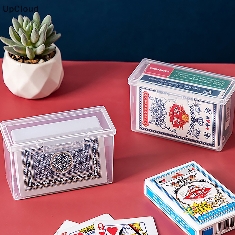 [UpCloud] New Transparent Plastic Boxes Playing Cards Container PP ...