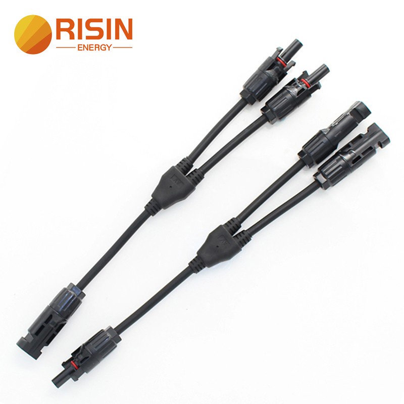 Professional Supply Risin Series Parallel MC4 Connection 1 To 2 T and Y ...