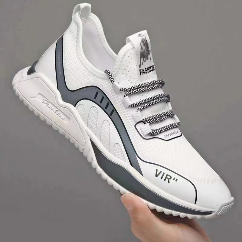 Factory Sell Fashionable Men's Shoes Latest Fly-knit Sports Shoes ...