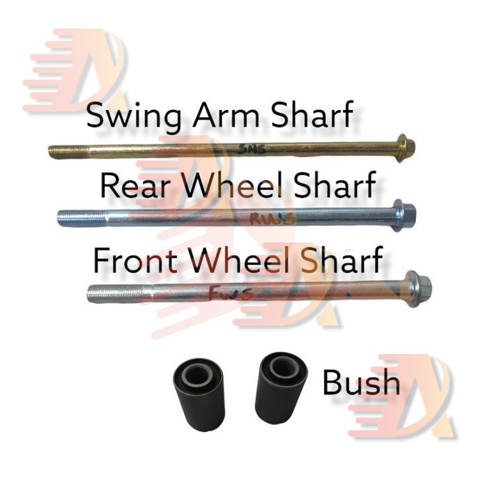 EX5 EX5DREAM Shaft Swing Arm Front Wheel Shaft Rear Wheel Shaft ...