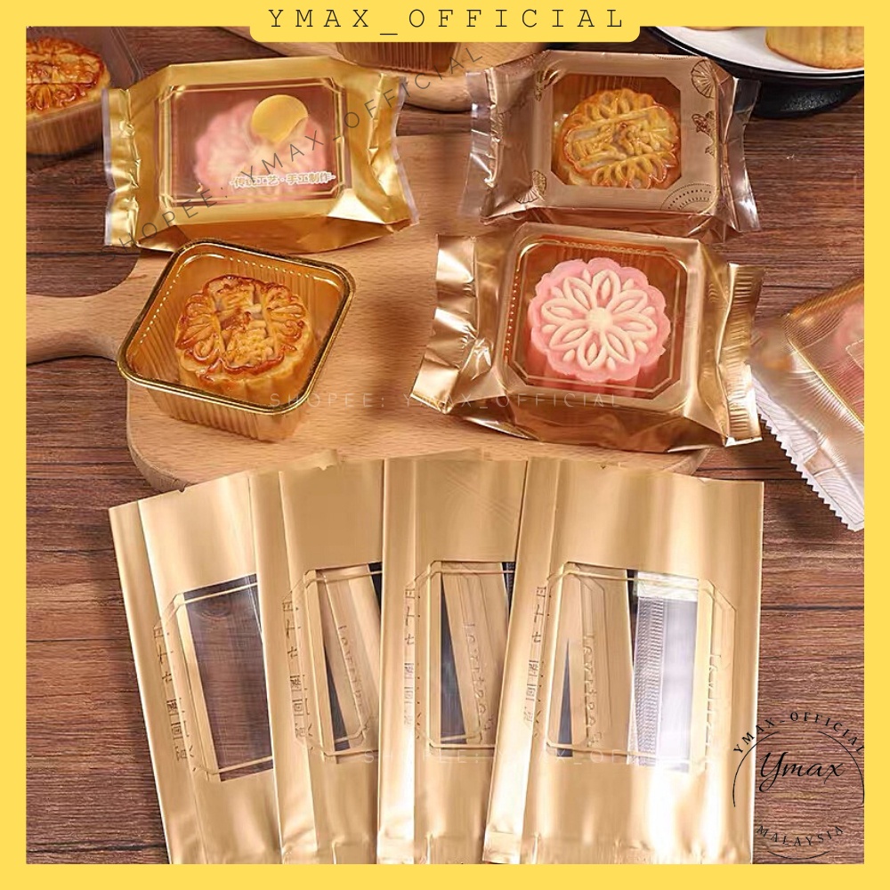 100pcs Mooncake Packaging Bag / 中秋月饼包装袋 / Mooncake Plastic Bag ...
