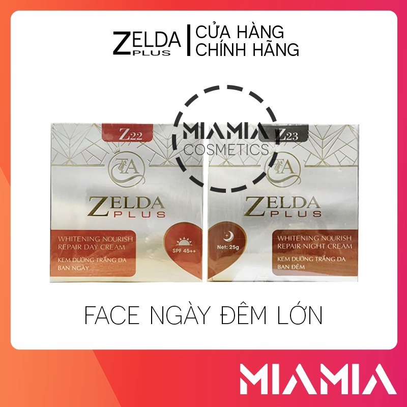 Genuine Zelda Plus Day and Night Face Cream - Skin Whitening Combo to ...