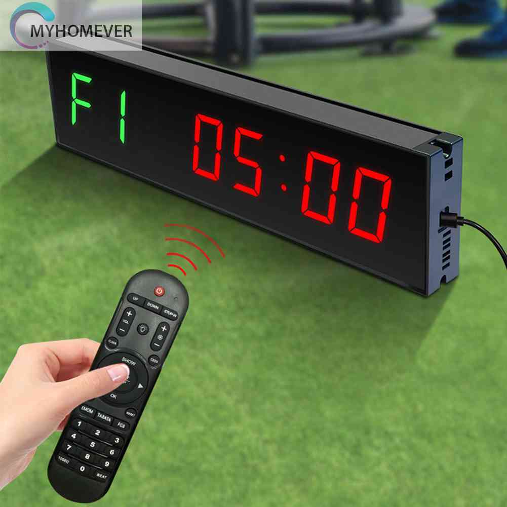 LED Digital Countdown Wireless Remote Control Digital Timer for Exercise Fitness STOCK | Shopee ...
