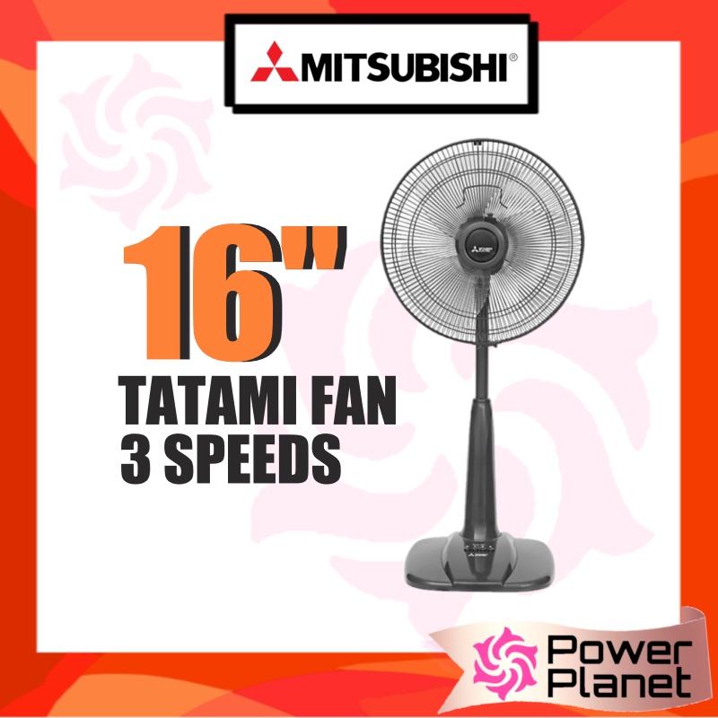 Mitsubishi 16" Fan R16G Tatami Fan R16-G (Grey) 3 Speeds | Shopee Malaysia