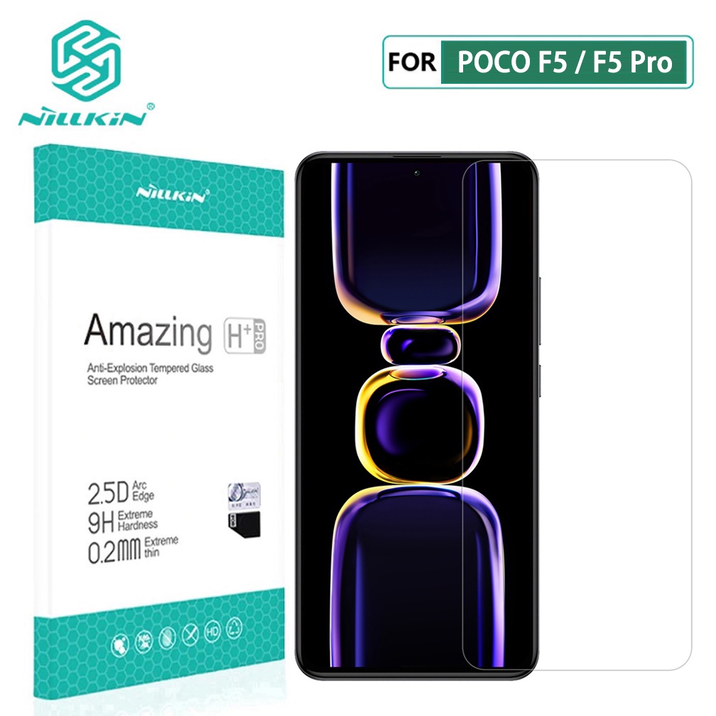 POCO F5 Pro Glass Nillkin Amazing H+Pro 0.2MM Tempered Glass for Xiaomi ...