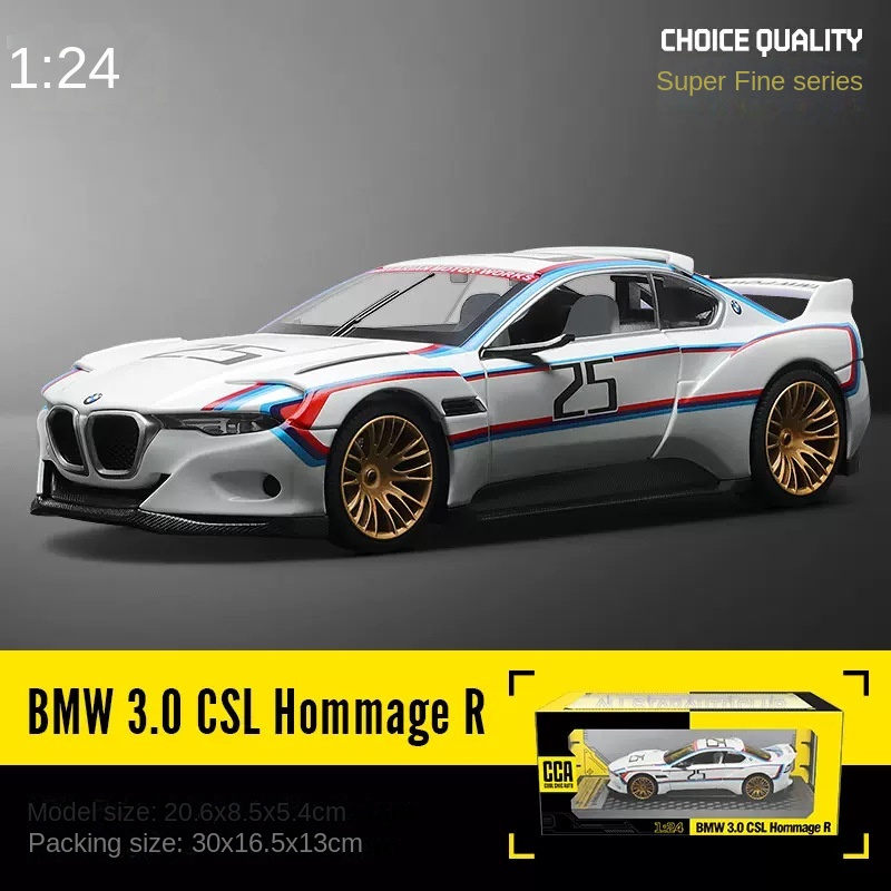 (Car Model) Spot Alloy Car Model 1:24 BMW Concept Car 3.0 Racing CSL ...