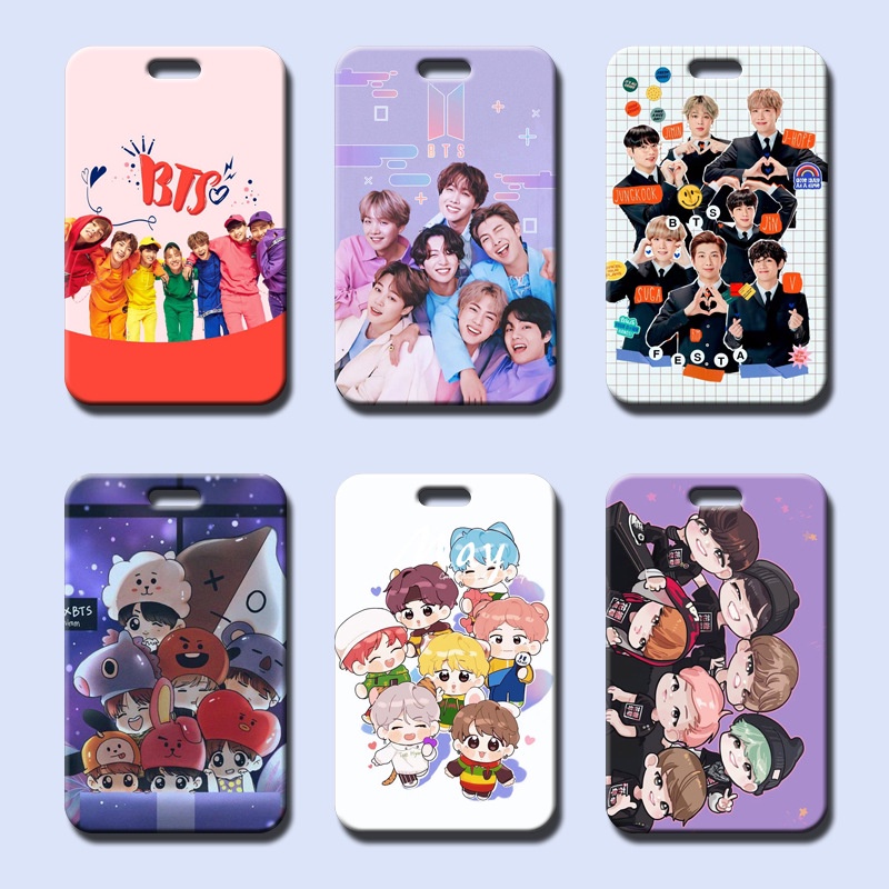 BTS bus card cover student transfer card campus meal card work permit ...