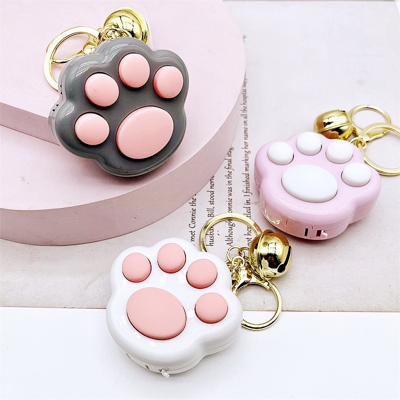 [Malaysia Spot] Colourful Fidget cute creative pendant Cat claw push ...