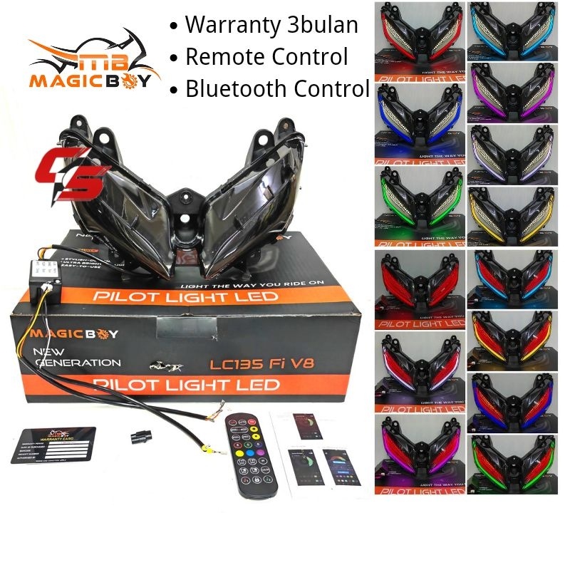 LC135 V8 Fi LCV8 100% ORIGINAL MAGIC BOY REMOTE CONTROL BLUETOOTH FRONT ...