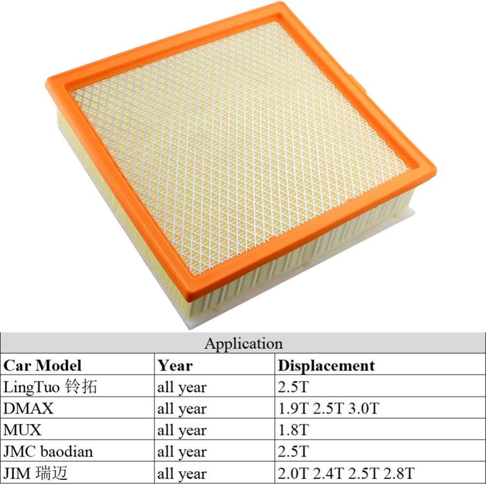 Car Cabin Air Filter for Isuzu D-Max Dmax M-ux Mux Jim LingTuo JMC Air ...