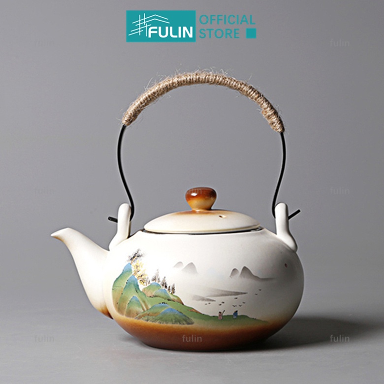 Ceramic Lifting Beam Pot Chinese Ceramic Teapot with Filter Screen ...