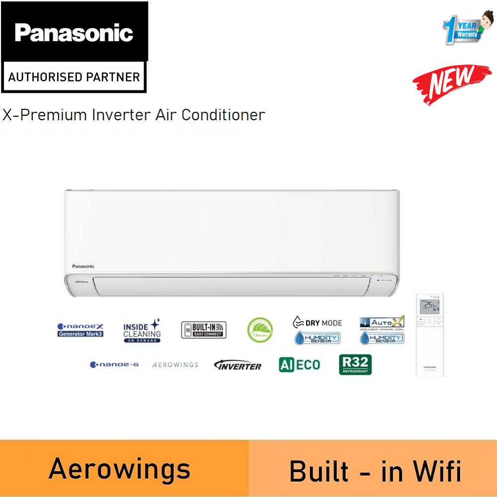 PANASONIC X-PREMIUM INVERTER AIR CONDITIONER R32 XU SERIES (1.0HP-2.5HP ...