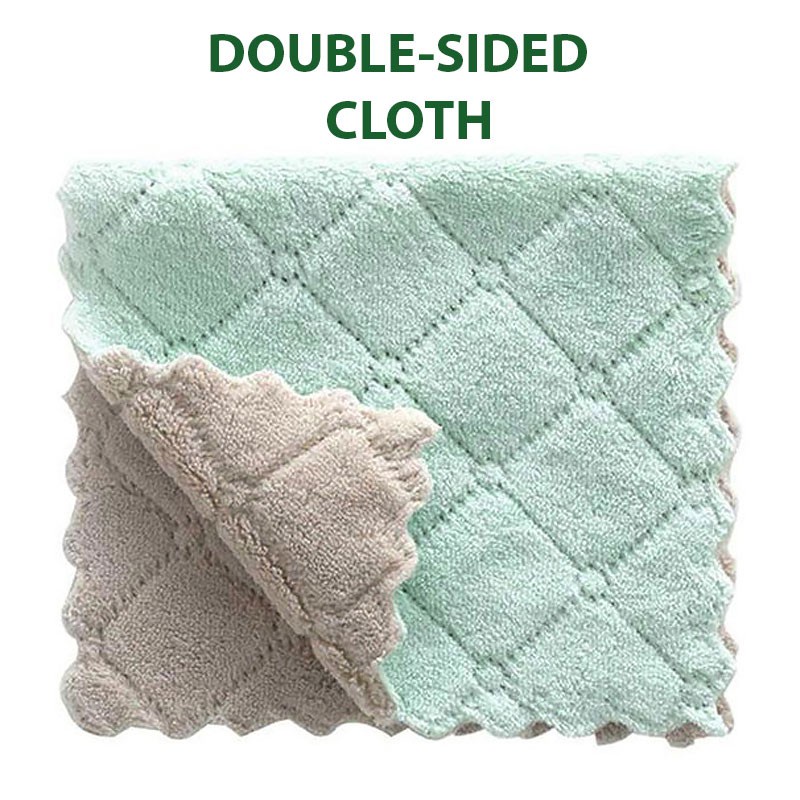 Super Absorbent Microfiber Cleaning Cloth Hand Washing Cloth Kitchen ...