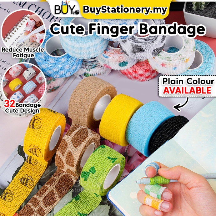 Cute Student Finger Bandage Non Woven Self-Adhesive Elastic Bandage For ...