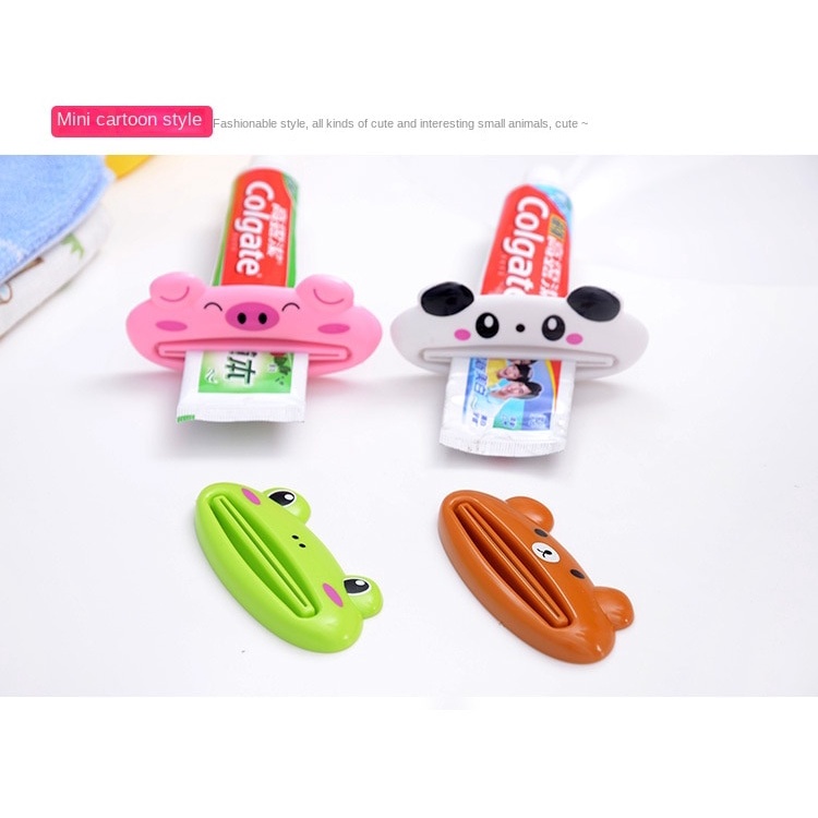 Cartoon Easy Squeeze Toothpaste Dispenser Tube Extrude Multifunction ...