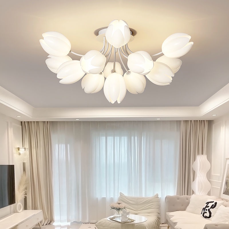 Nordic Living Room Chandelier Modern Bedroom Led Ceiling Light Creative Kitchen Bar Chandelier ...