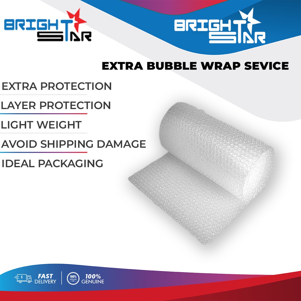 BUBBLE WRAP PACKING / EXTRA-PROTECTION | Shopee Malaysia