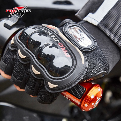 Pro Biker Half Finger Gloves Motorcycle Riding Glove (1 pair) | Shopee ...