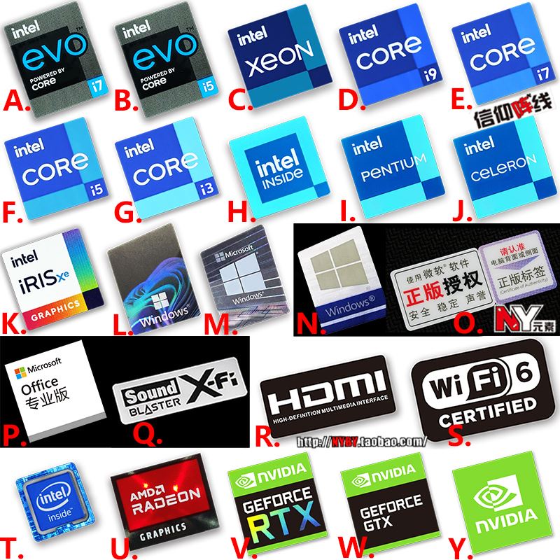 New Version 12th Generation core i9 i5 i7 i5 i3 evo Notebook Desktop ...