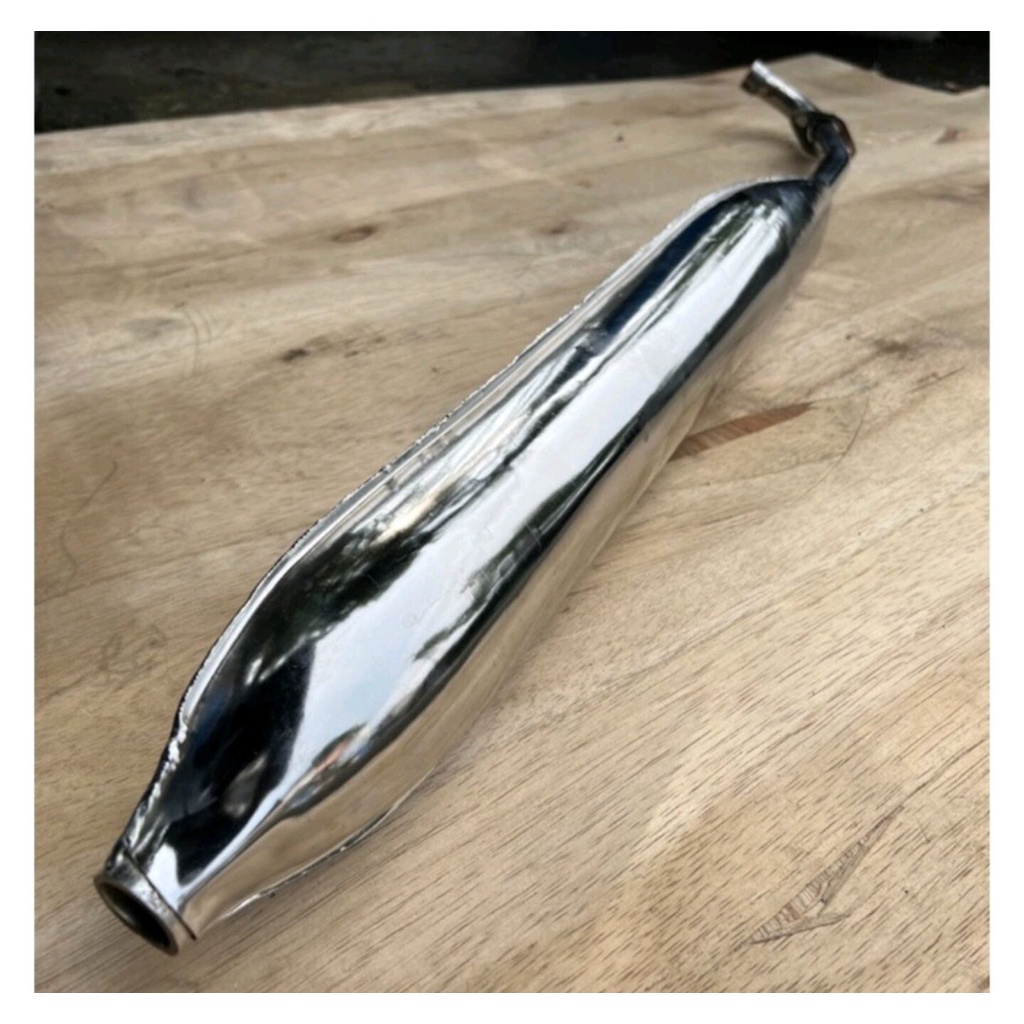 Honda C70 STANDARD THICK EXHAUST, THICK MATERIAL | Shopee Malaysia