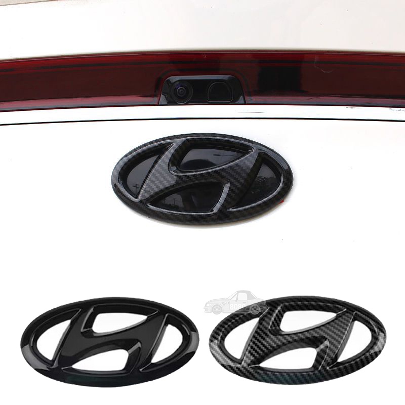 ABS Car Rear Emblem Sticker Auto Trunk Badge Decal for Hyundai Elantra ...