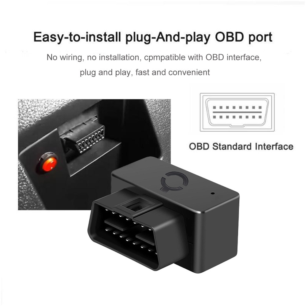 OBD GPS Tracker With Voice Listen Car Tracking Vehicle Anti-lost 2G GPS ...