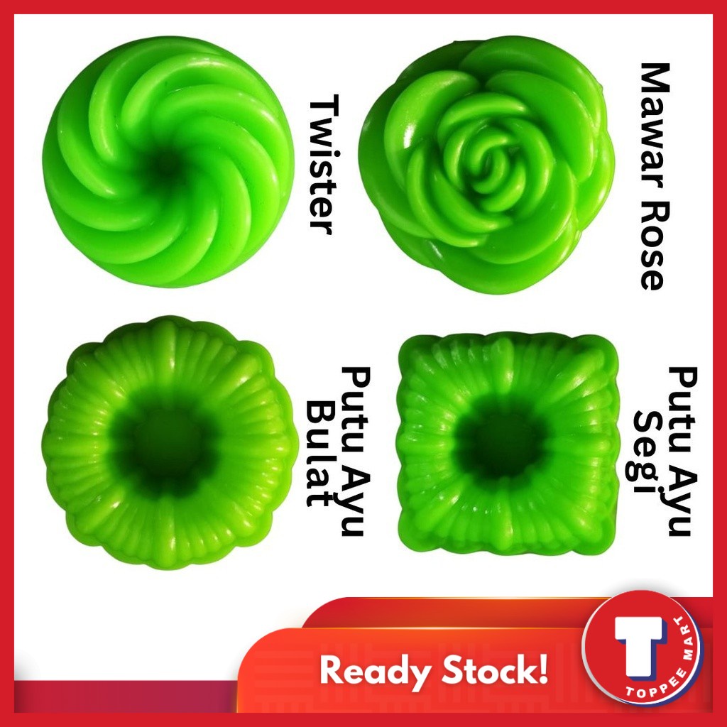 Acuan Kuih Kaswi - 36pcs / Twister Jelly Mold / Putu Ayu Bulat / Acuan ...