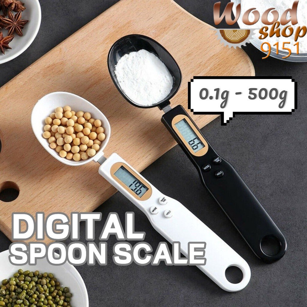 Electronic Spoon Weight Scale (500g/0.1g ) Digital Kitchen Weighing Scale Measuring Spoon Baking ...