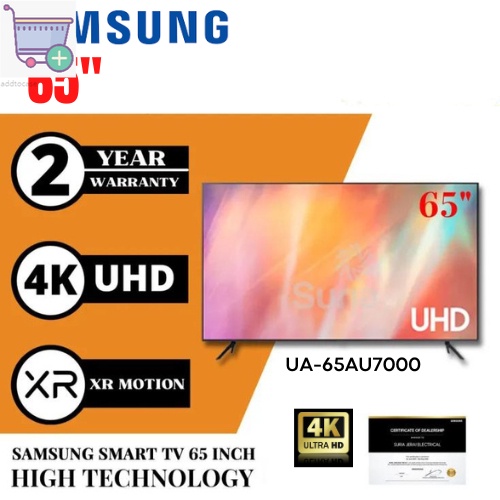 ATCSamsung 65" 4K Smart LED Series 7 UHD UA65AU7000/UA-65AU7700 ...