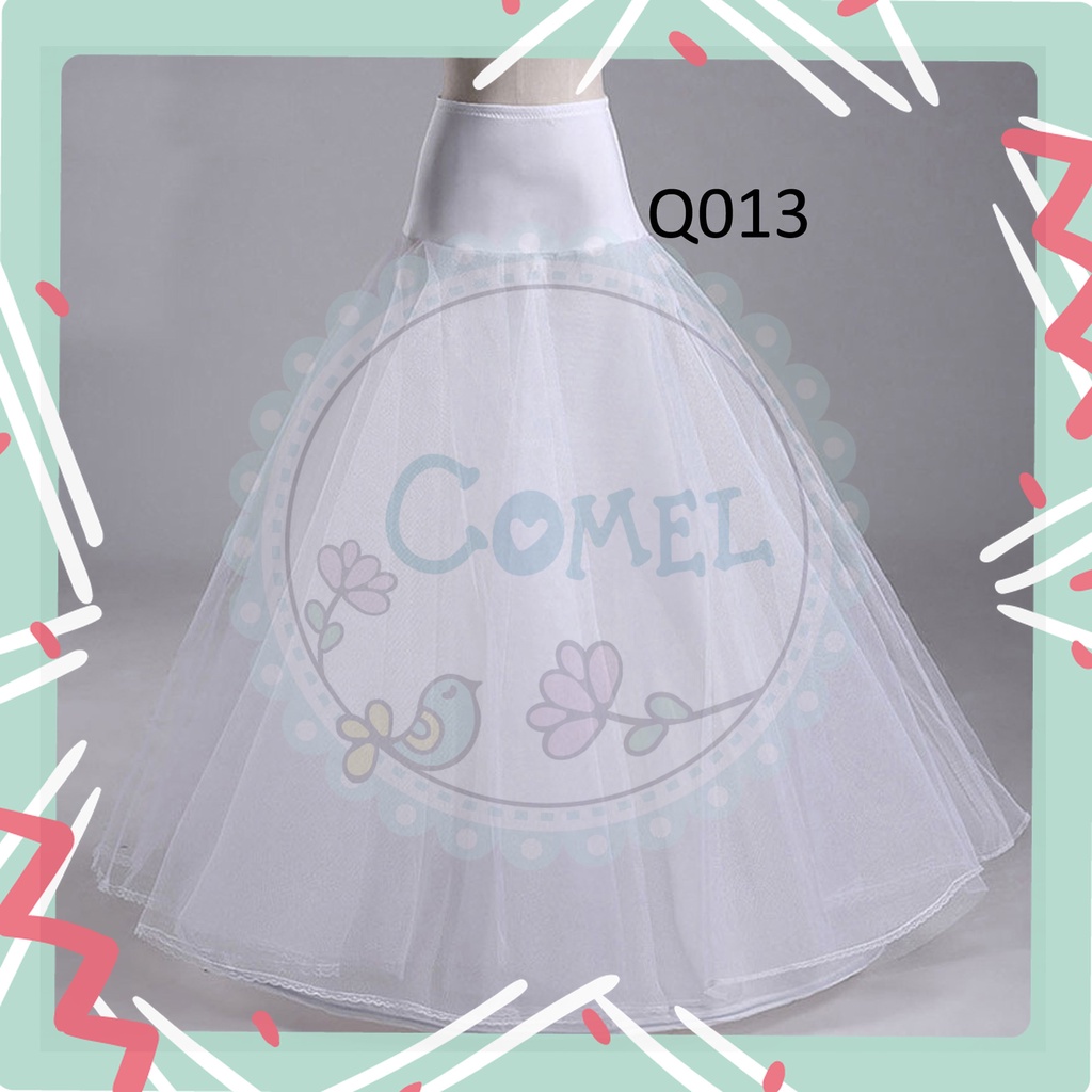 Comel Princess Kids Children Underskirt Petticoat Gown Inner Petticoat ...