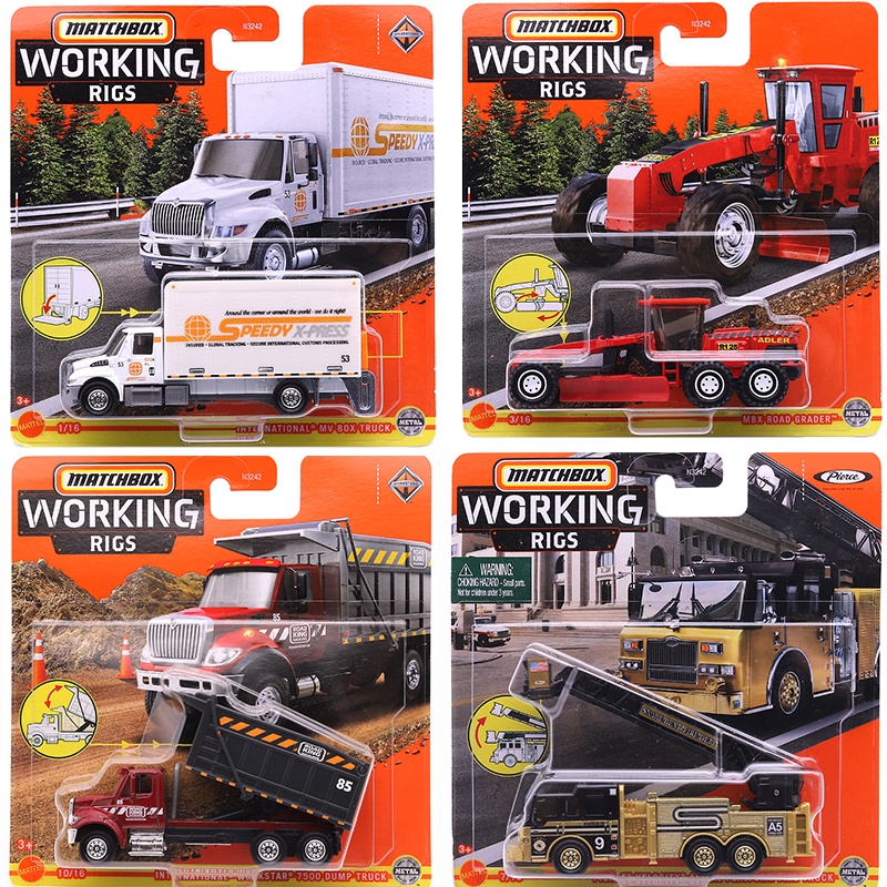 N3242 Matchbox Working Rigs Cement King Hd Durastar 4400 Road Scraper ...