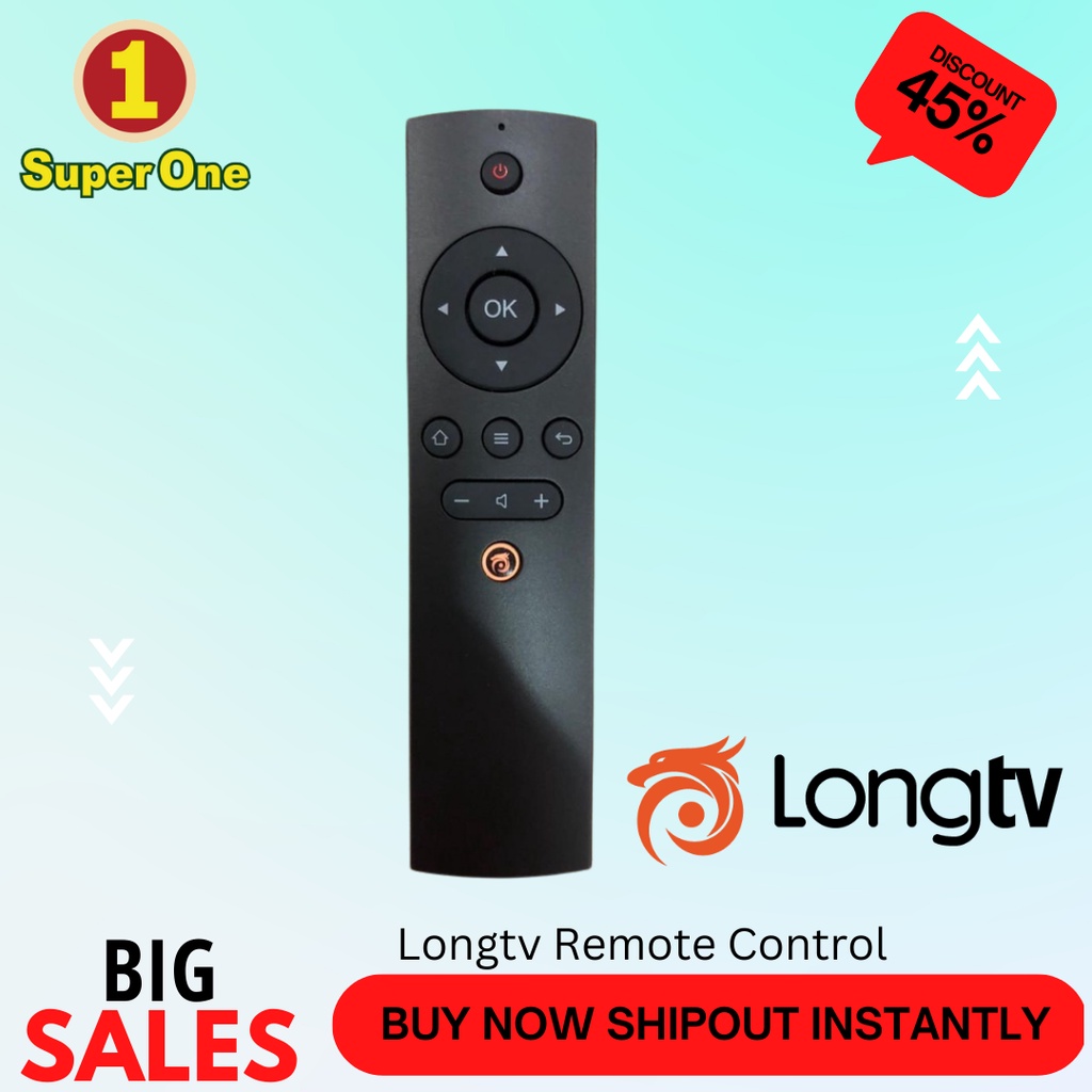LongTV Remote Control Gen-2 (Direct play no need setup) [Item price is ...
