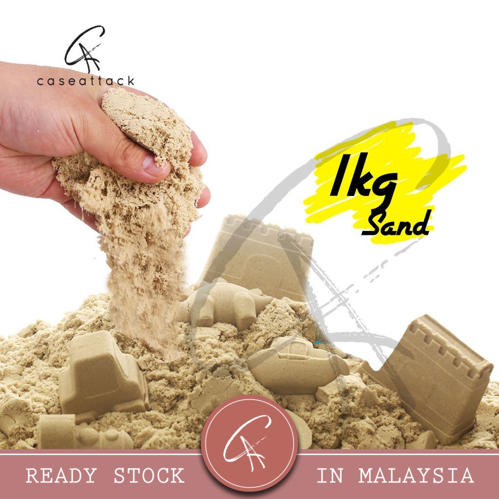 1kg 🔥THE SAND🔥Caseattack Fun Dynamic Sand Play Set Indoor Kids Toy (No ...