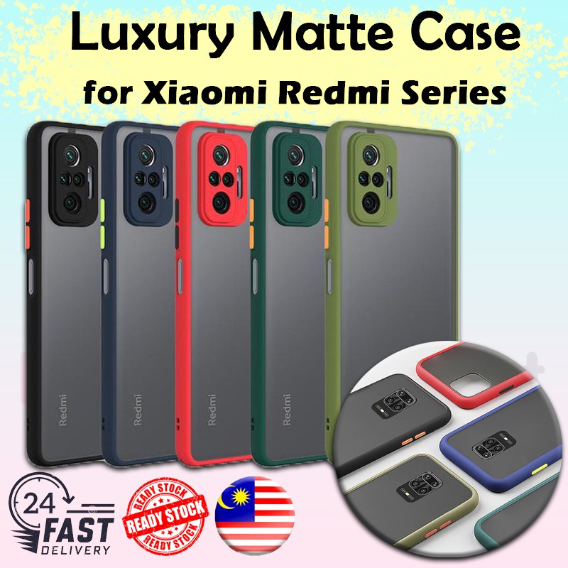 (Luxury Matte Case) REDMI NOTE 11/NOTE 11S/NOTE 11 PRO / NOTE 10/ NOTE ...