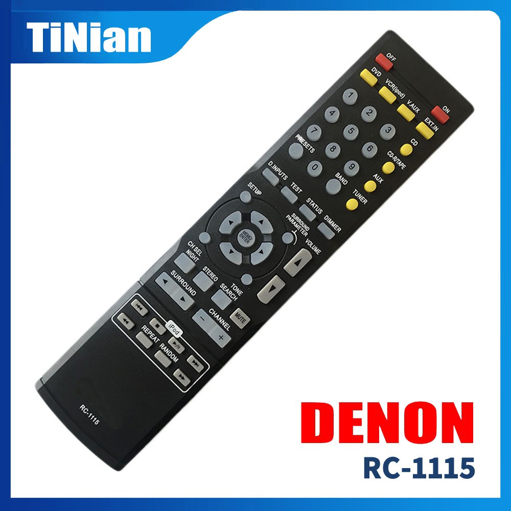 Remote Control RC-1115 for Denon AVR-1610 AVR-3801 AVR-3802 AVR-3803 AVR-3804 AVR-3805 AVR-3806 ...