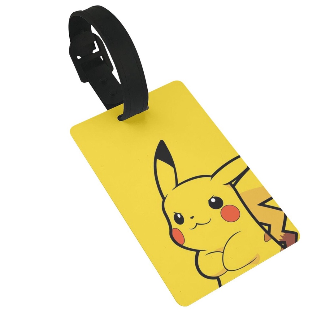 Pokemon Pikachu Luggage Tag Suitcase Name ID Card Labels Identifiers ...